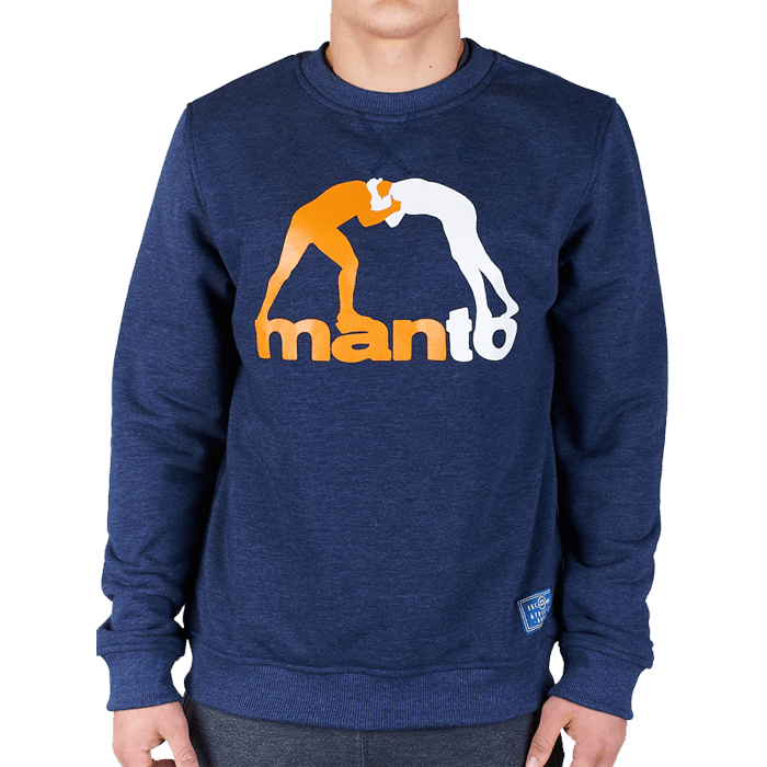 Толстовка Manto Classic Denim Blue manhood0138 купить в интернет ...